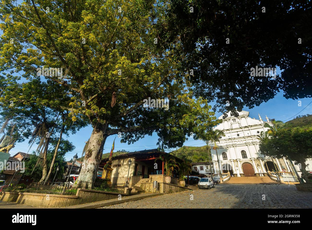 Angostura, Antioquia. Colombia - September 26, 2021. The parish of San ...