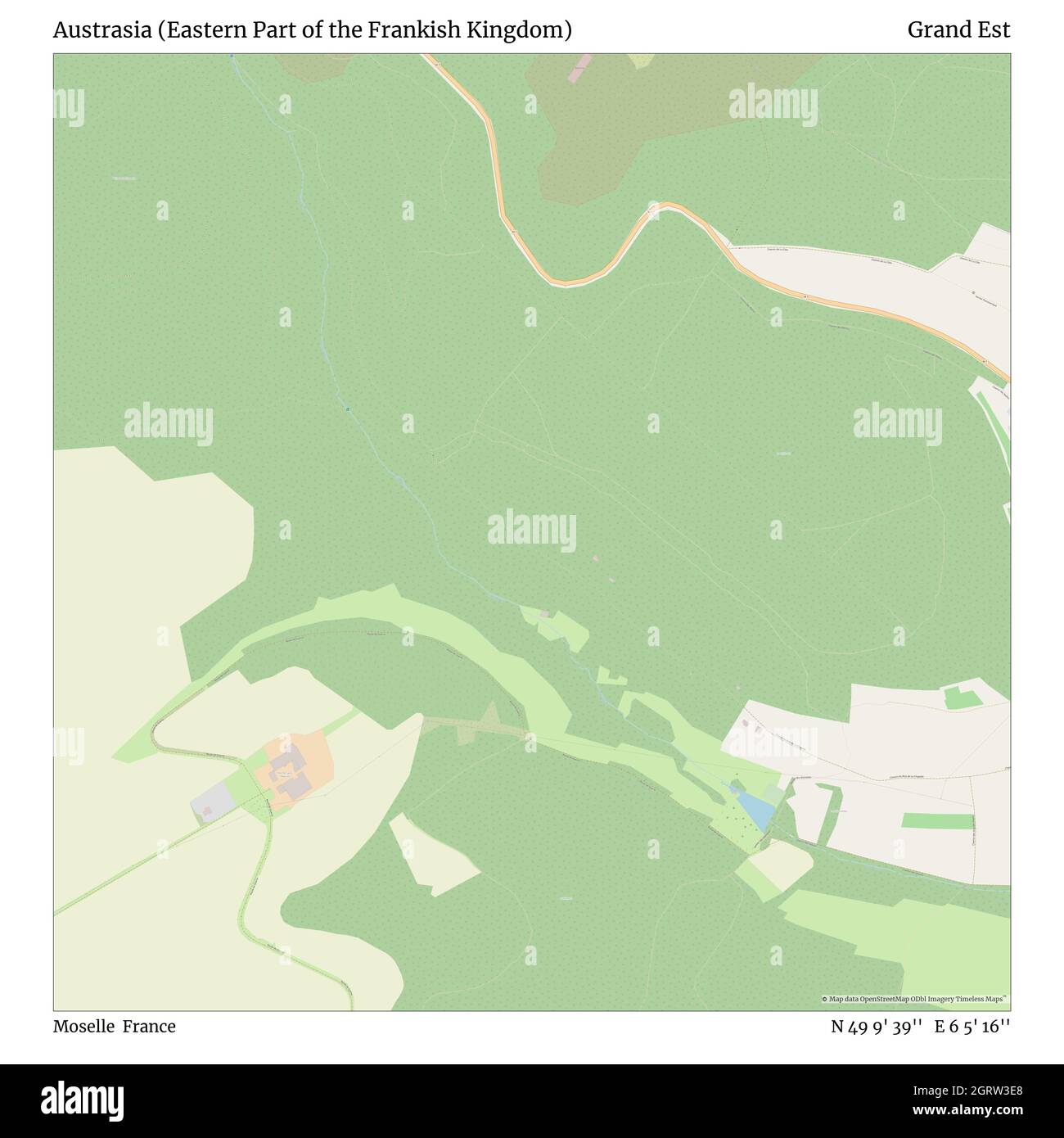 Austrasia (Eastern Part of the Frankish Kingdom), Moselle, France ...