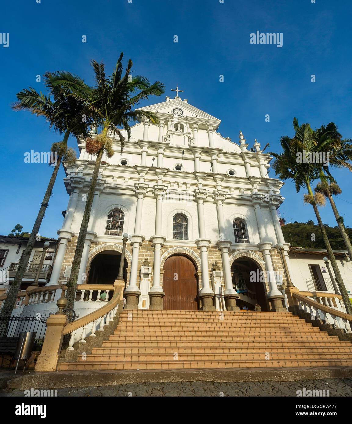 Angostura, Antioquia. Colombia - September 26, 2021. The parish of San ...