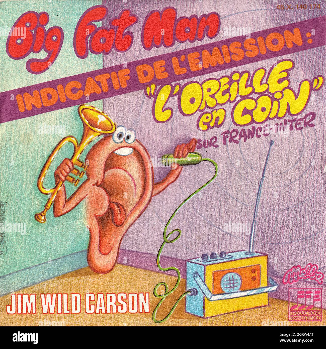 Jim Wild Carson - Big fat man - Mosquito 45rpm - Vintage Vinyl Record ...