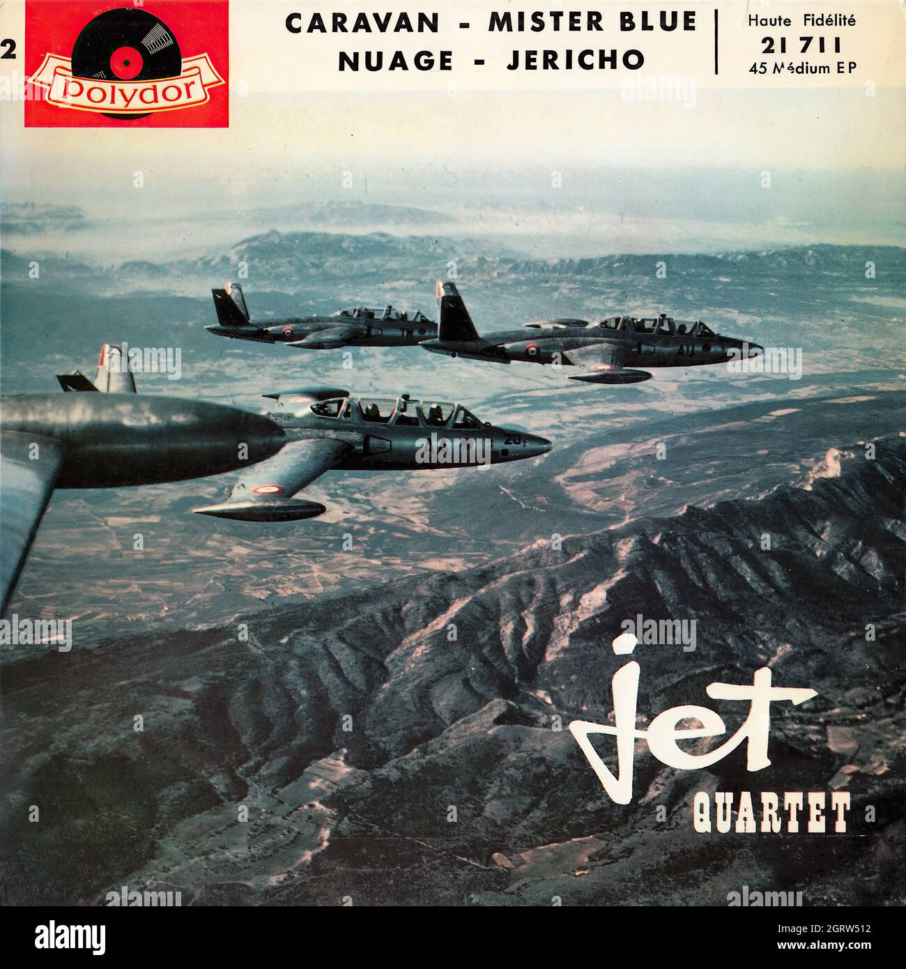 Jet Quartet - Caravan EP - Vintage Vinyl Record Cover Stock Photo - Alamy