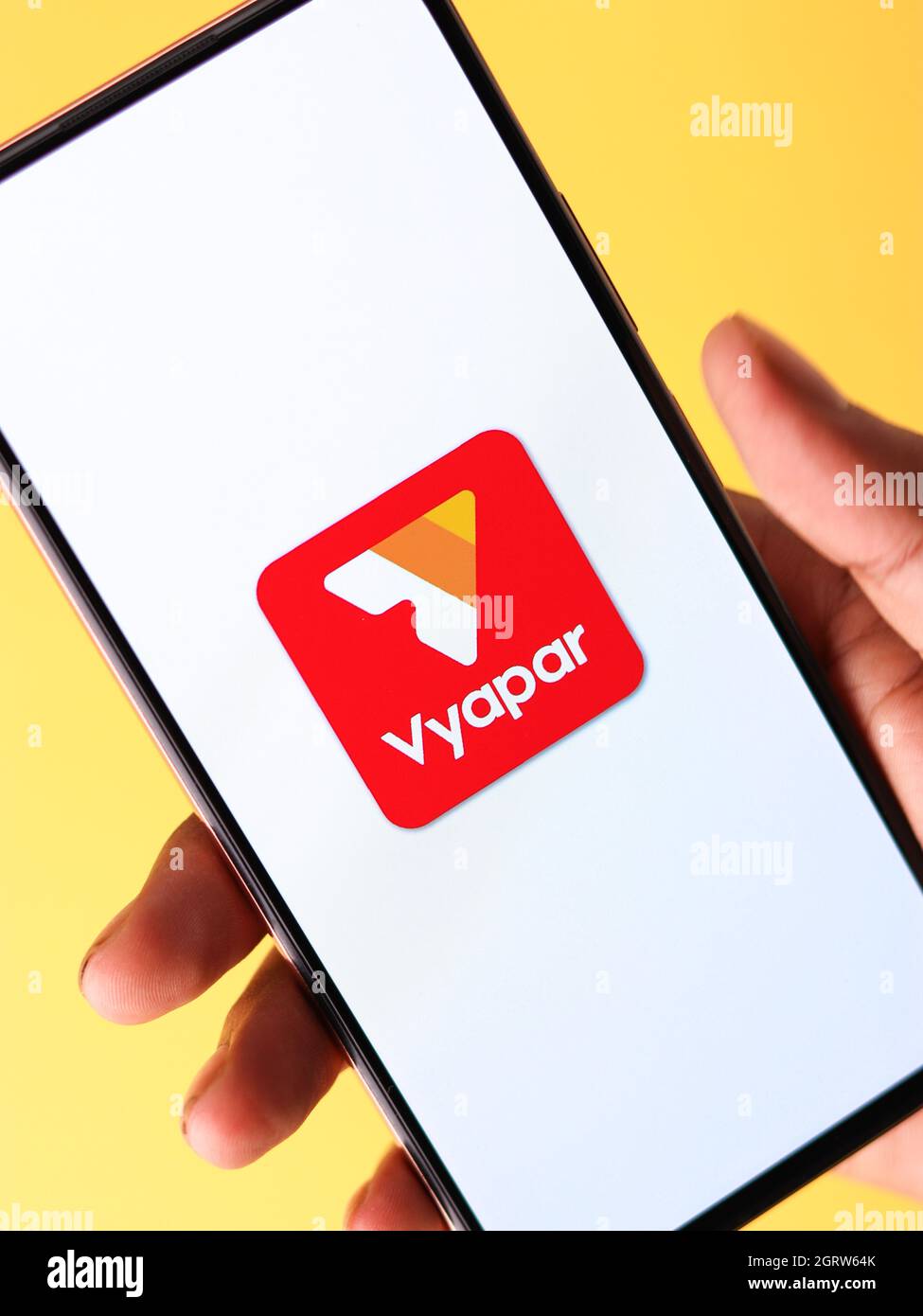 West Bangal, India - September 28, 2021 : Vyapar app logo on phone ...