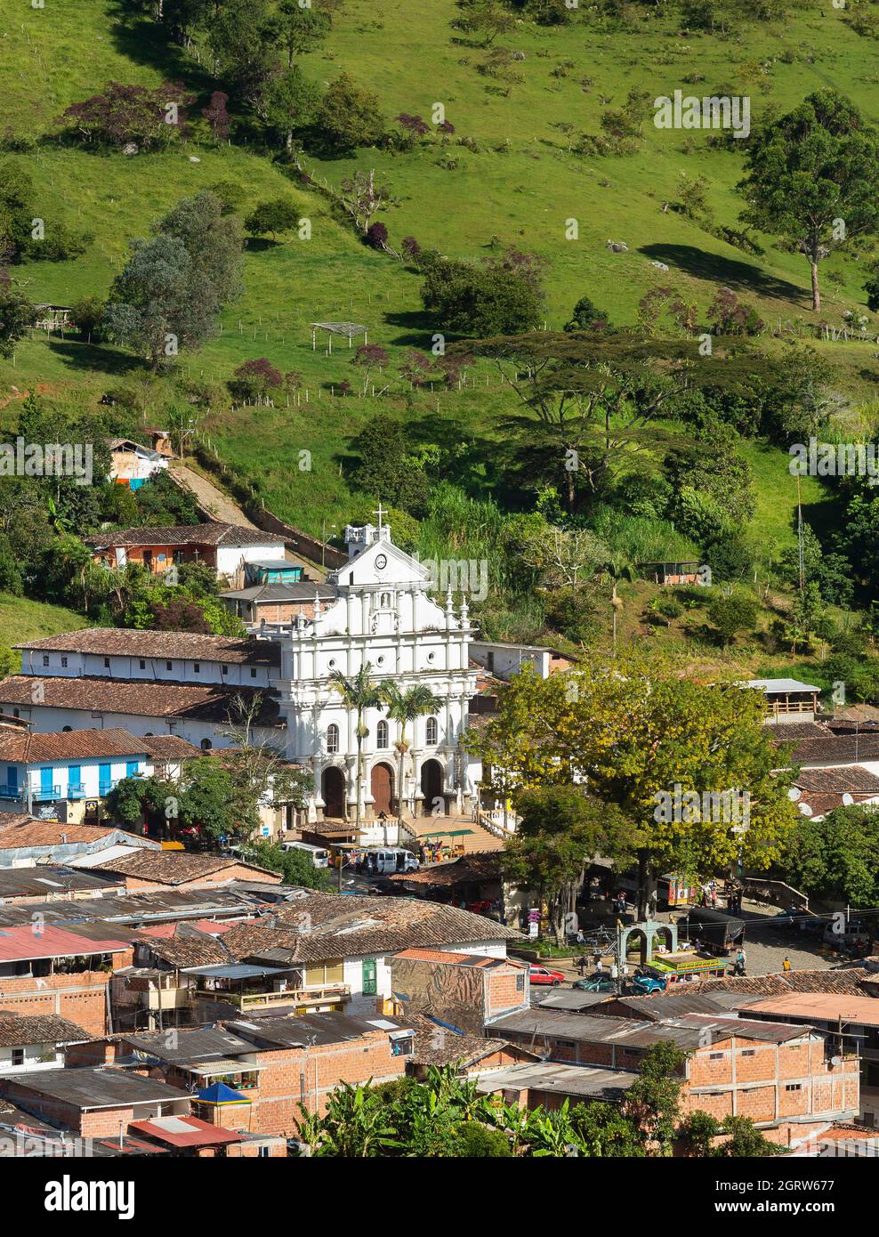Angostura, Antioquia. Colombia - September 26, 2021. Parish of Our Lady ...