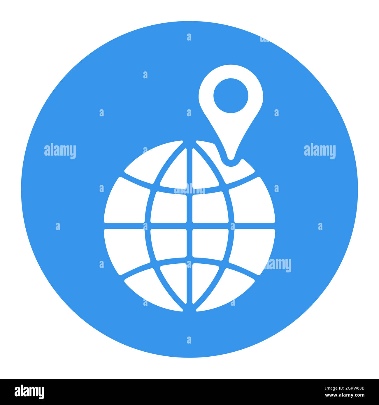 White globe icon hi-res stock photography and images - Alamy