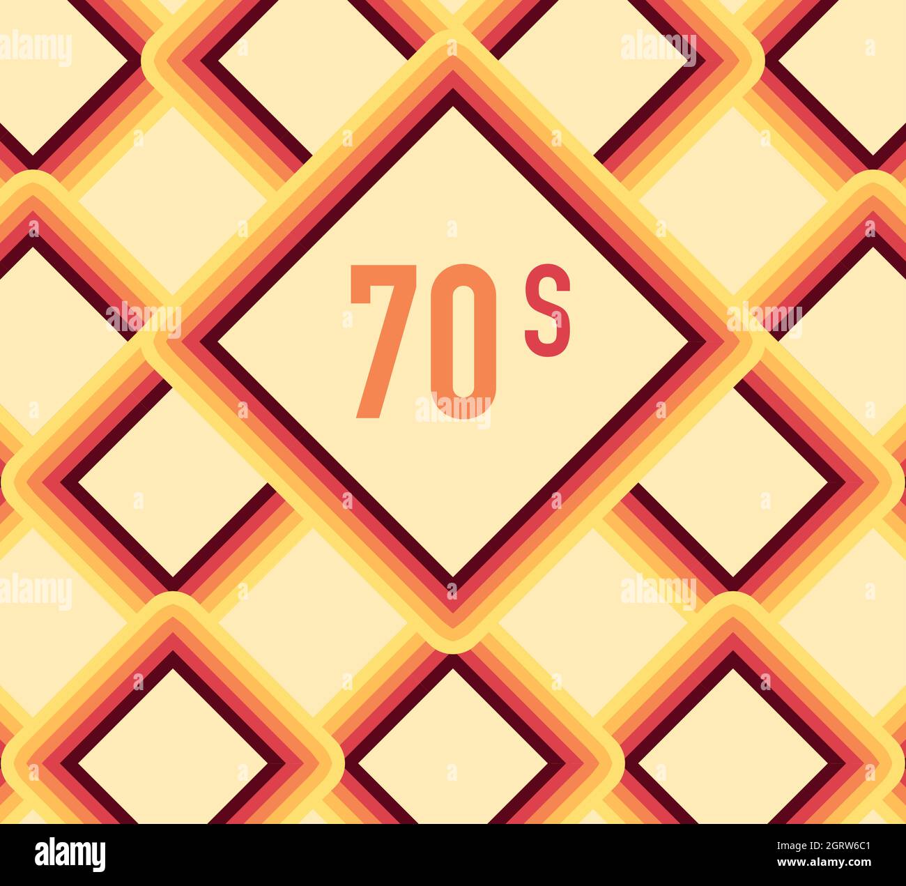 70s, 1970 abstract vector stock retro lines background. Vector ...