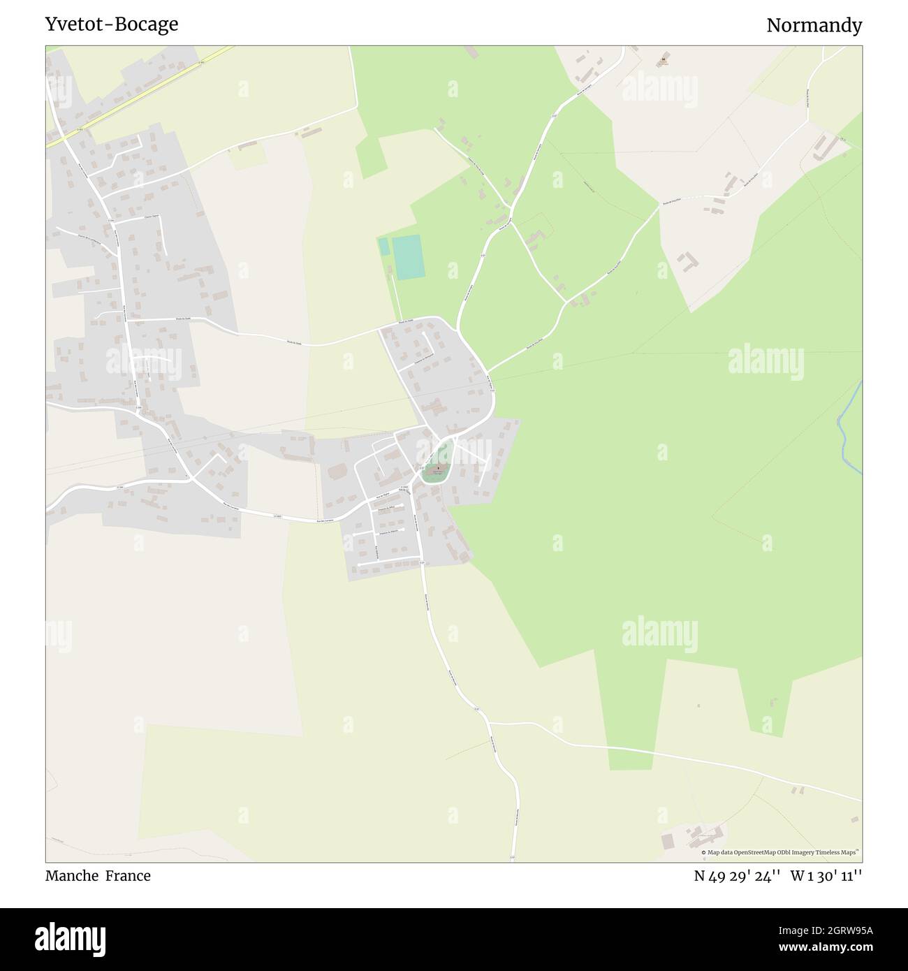 Yvetot-Bocage, Manche, France, Normandy, N 49 29' 24'', W 1 30' 11 ...