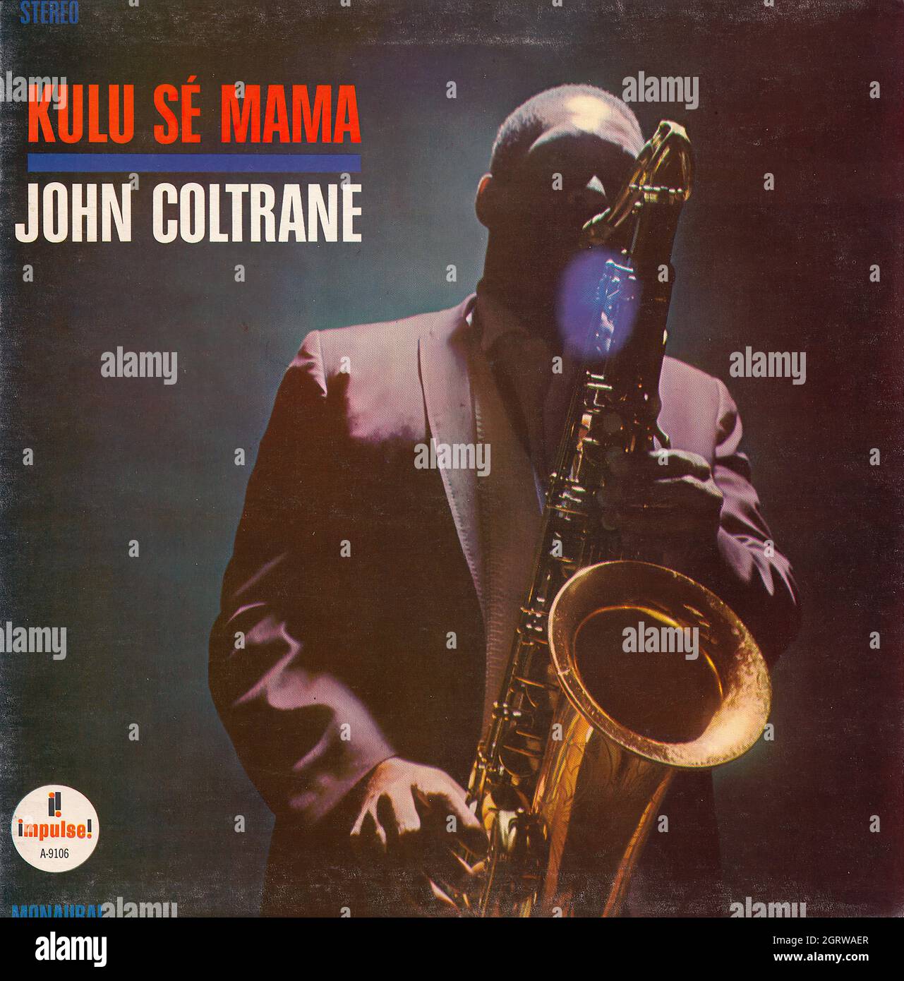 John Coltrane - Kulu sé mama - Vintage Vinyl Record Cover Stock Photo ...