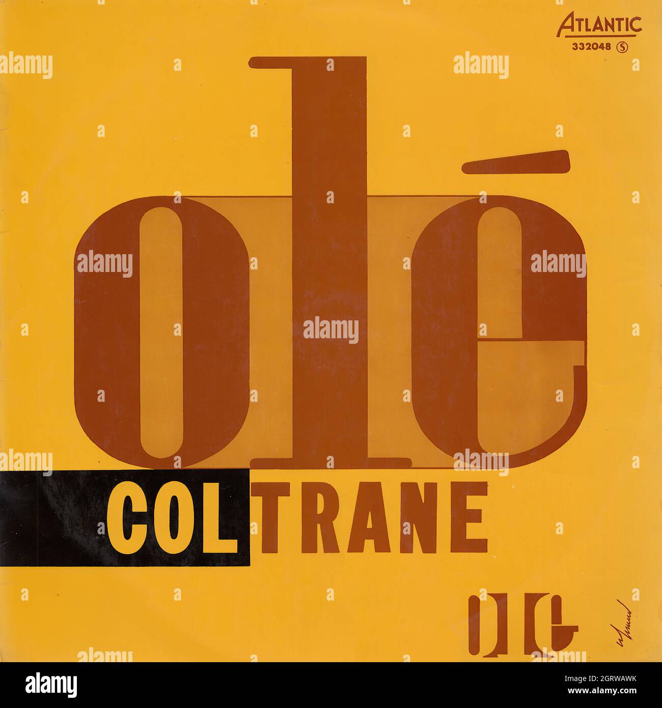 John Coltrane - Olé - Vintage Vinyl Record Cover Stock Photo - Alamy