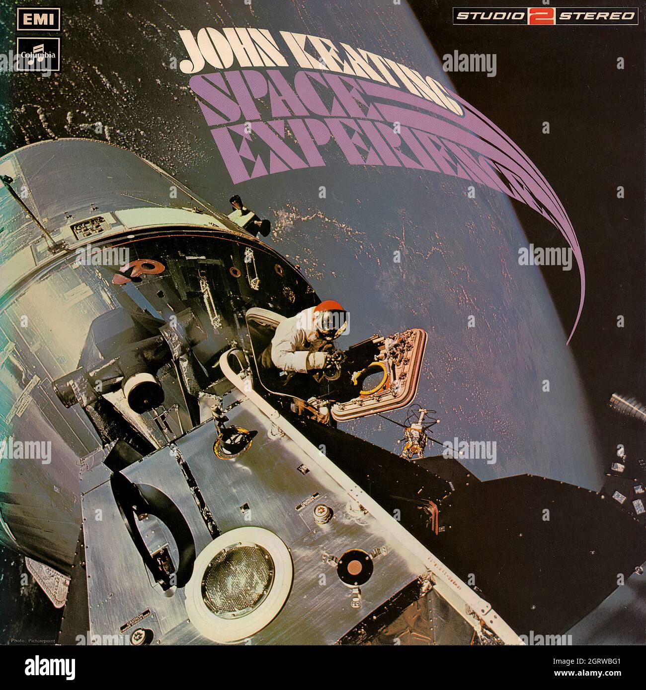 John Keating - Space experience - Vintage Vinyl Record Cover Stock Photo - Alamy