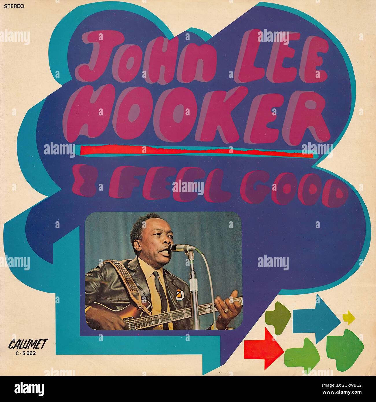 John Lee Hooker - I feel good - Vintage Vinyl Record Cover Stock Photo - Alamy