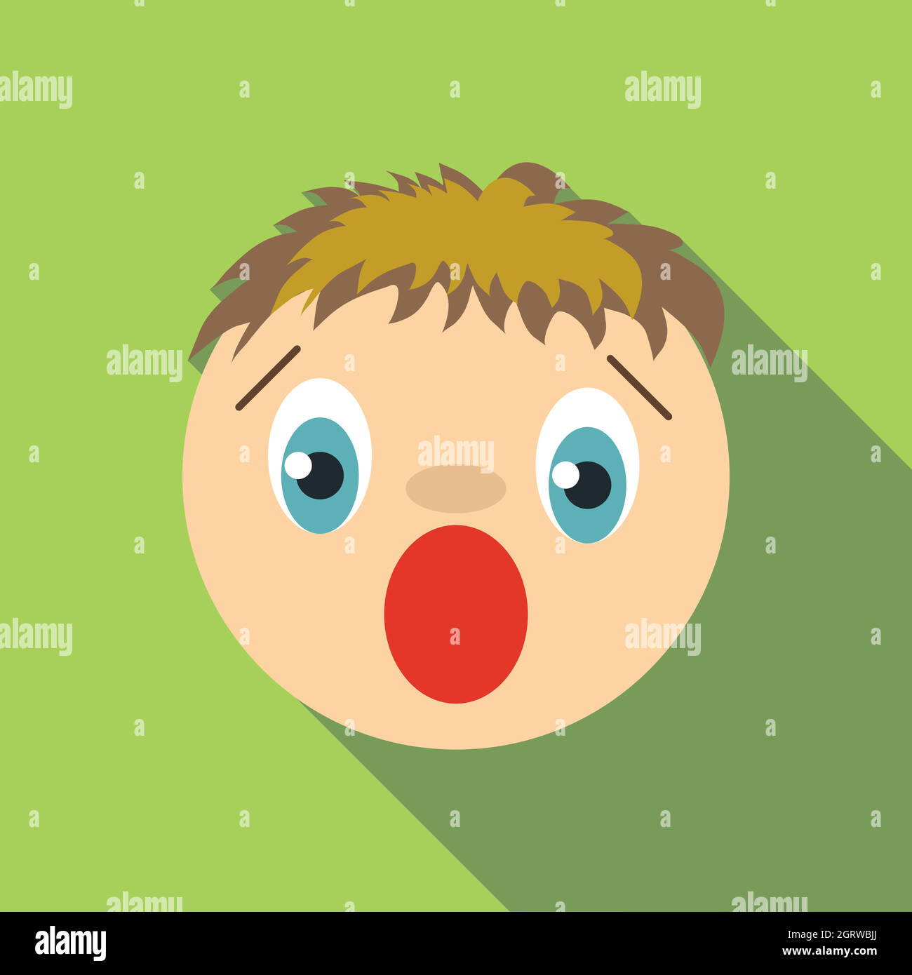 Scared mouth Stock Vector Images - Alamy