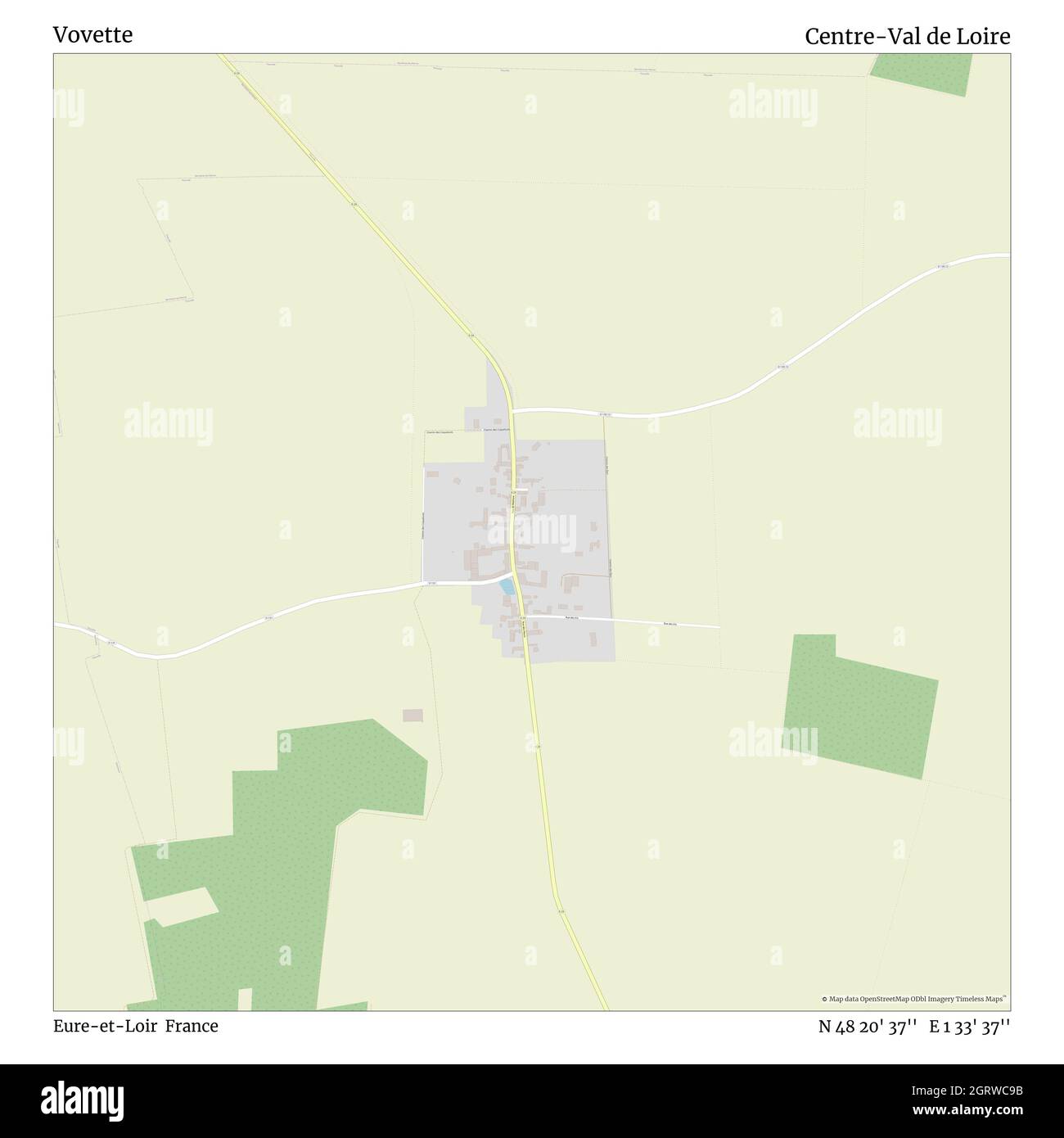 Vovette, Eure-et-Loir, France, Centre-Val de Loire, N 48 20' 37'', E 1 ...