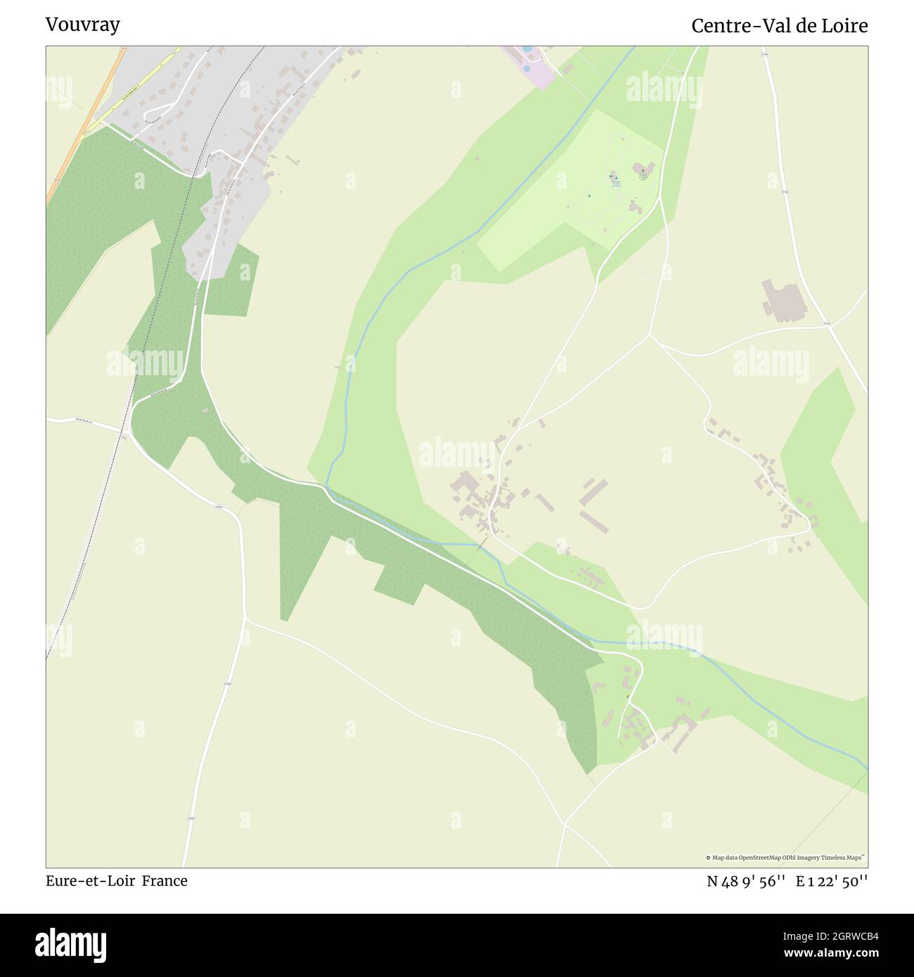 Vouvray, Eure-et-Loir, France, Centre-Val de Loire, N 48 9' 56'', E 1 ...