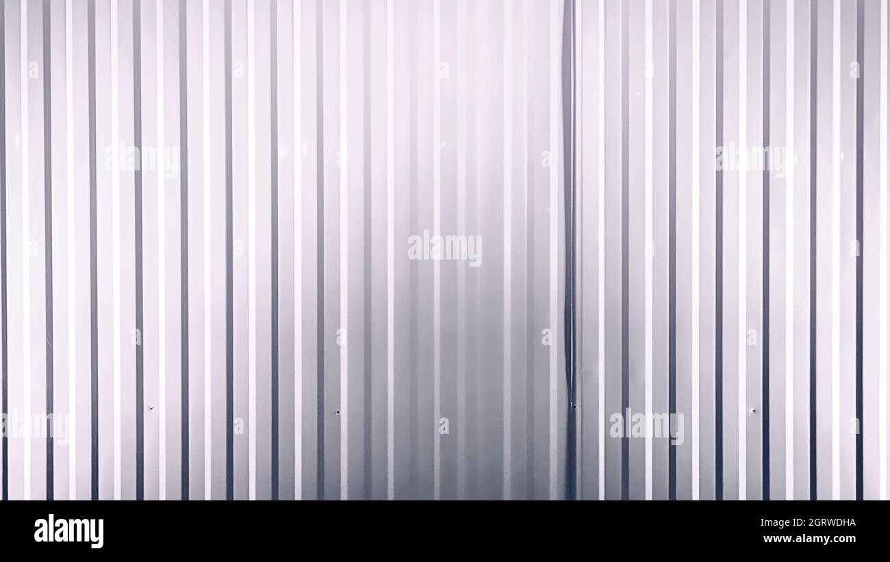 White corrugated metal hi-res stock photography and images - Alamy