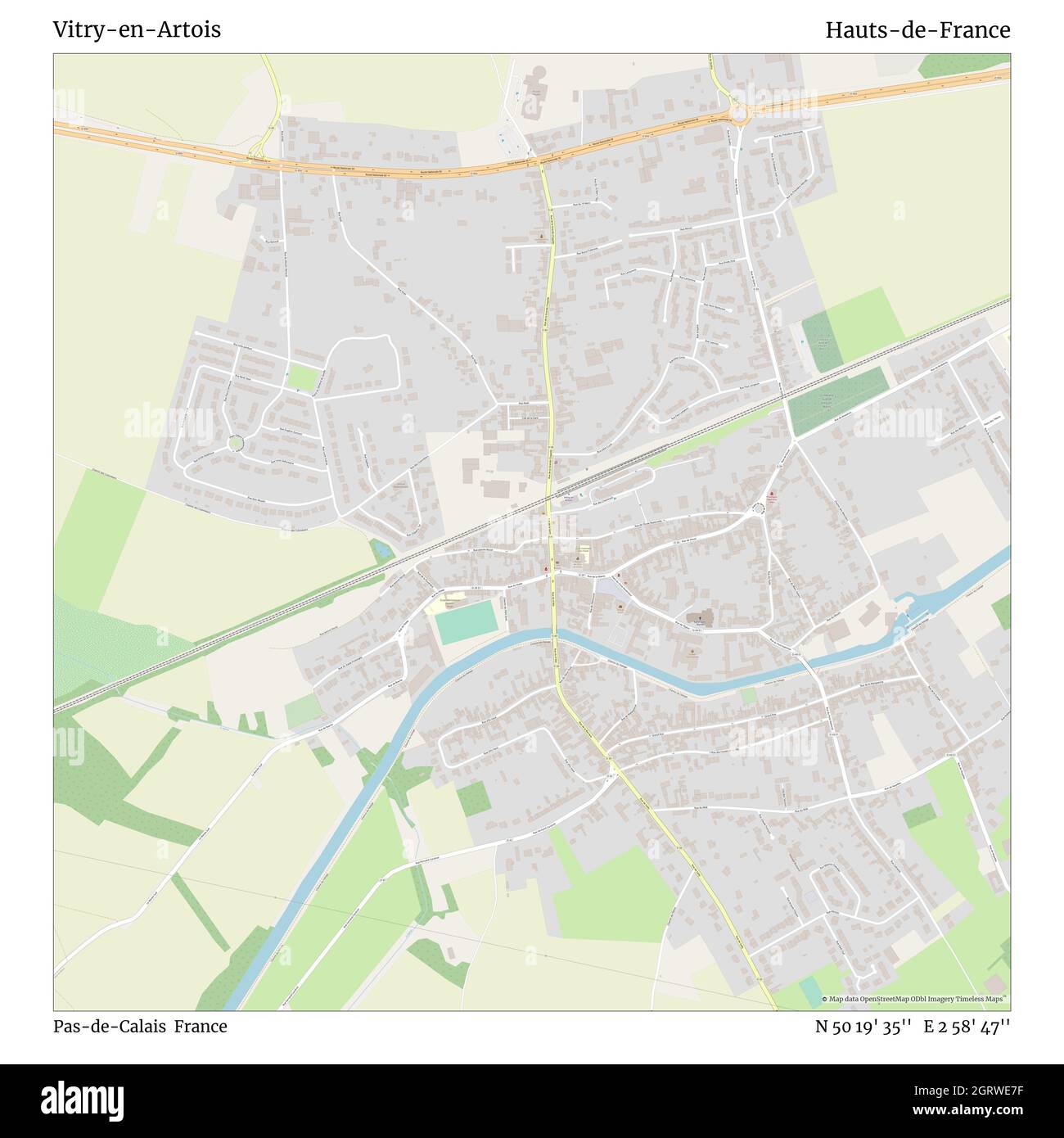 Vitry-en-Artois, Pas-de-Calais, France, Hauts-de-France, N 50 19' 35 ...