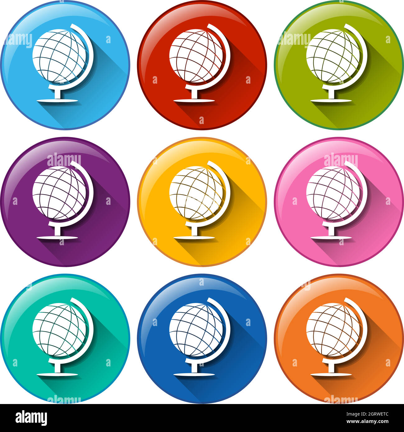 Violet globe Stock Vector Images - Alamy