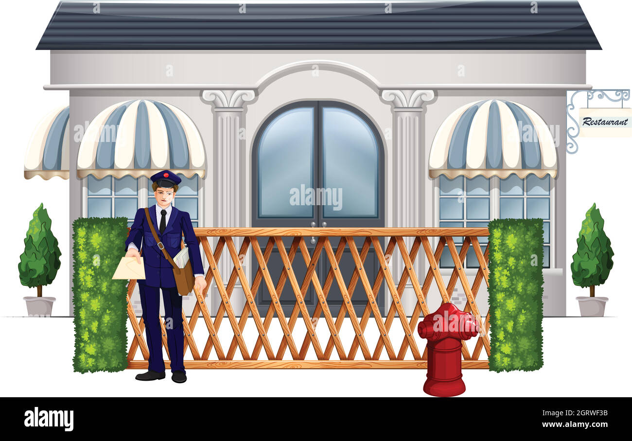 Restaurant office Stock Vector Images - Alamy