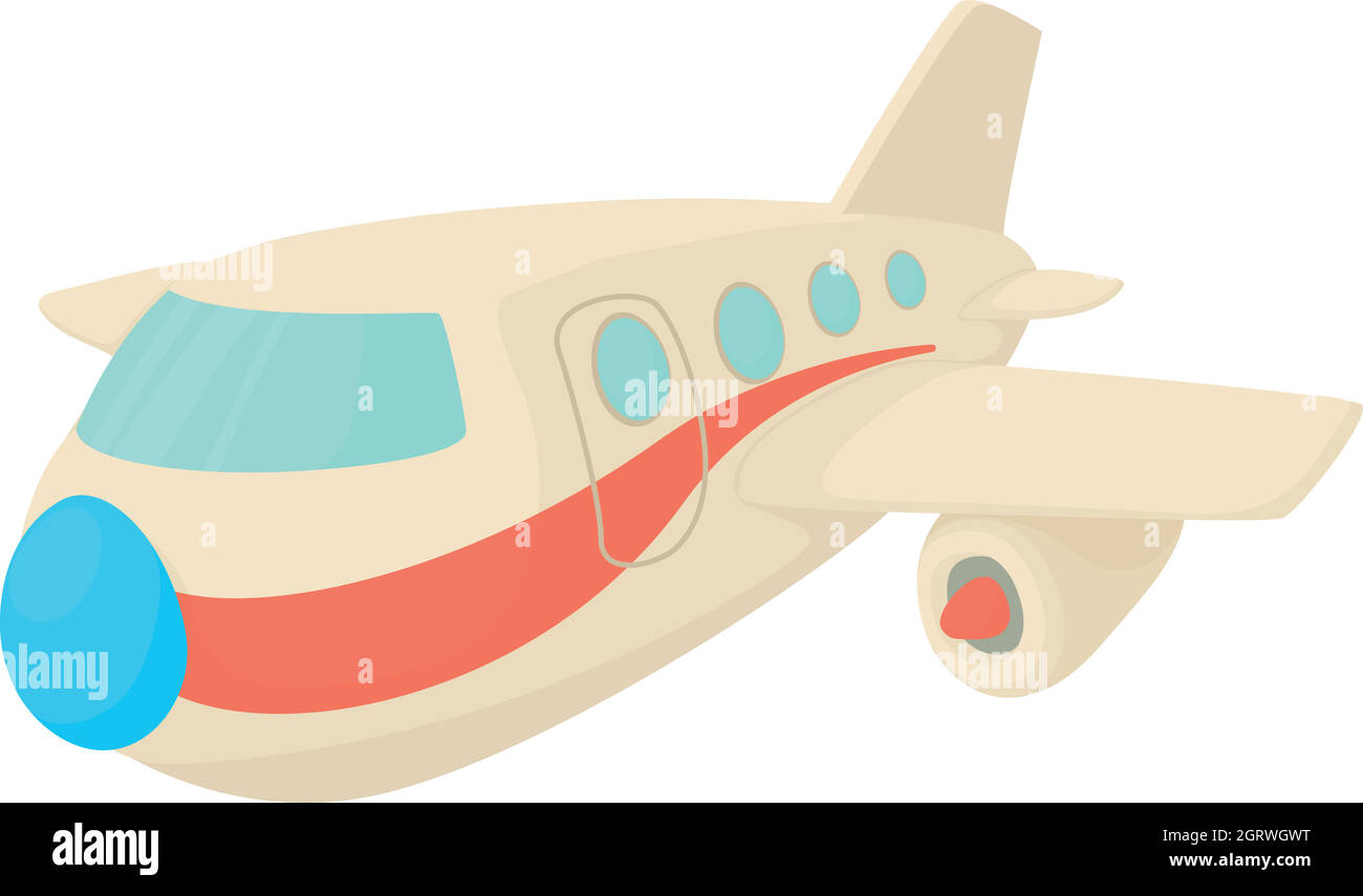 Plane icon, cartoon style Stock Vector Image & Art - Alamy