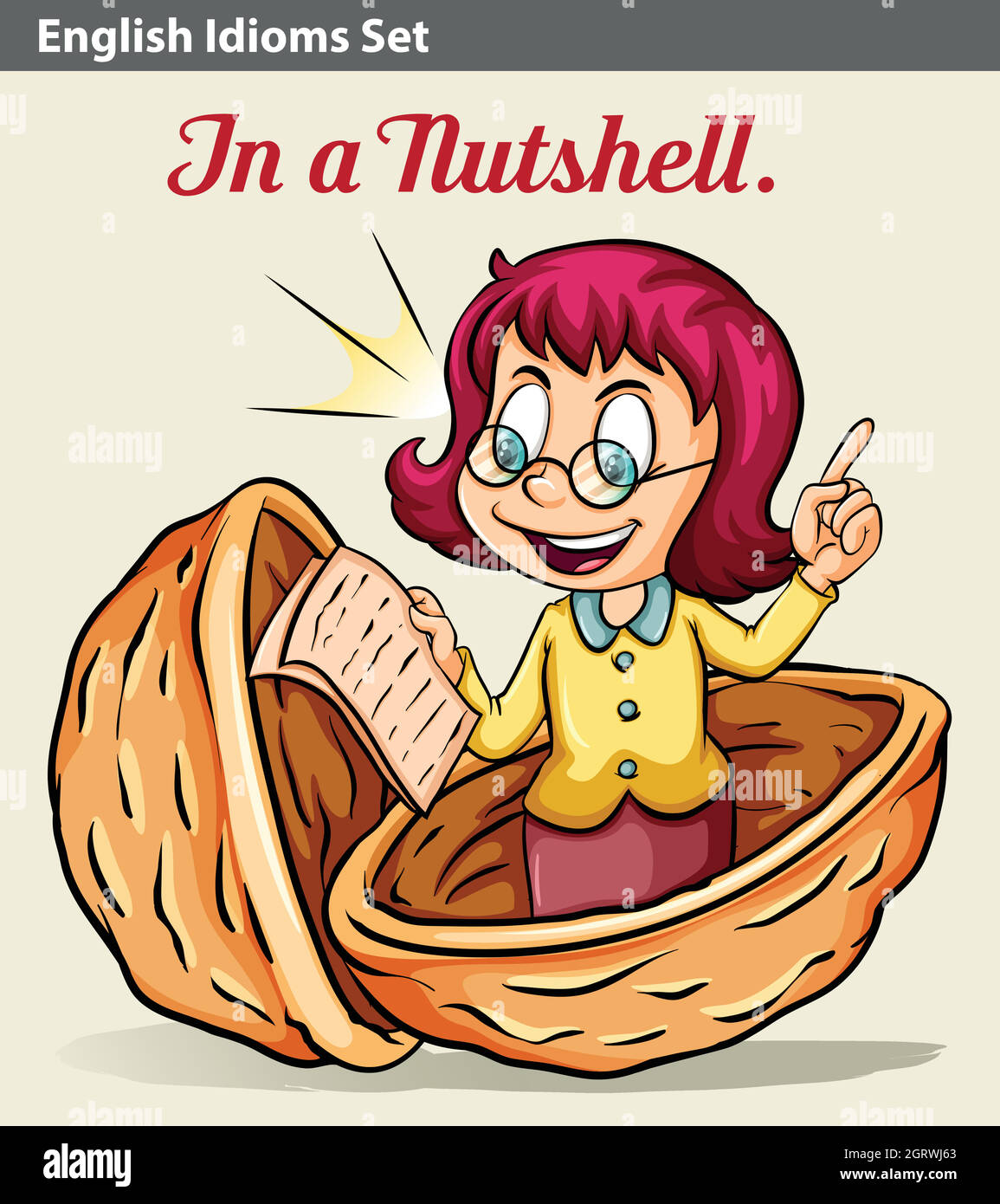 English nutshell hi-res stock photography and images - Alamy