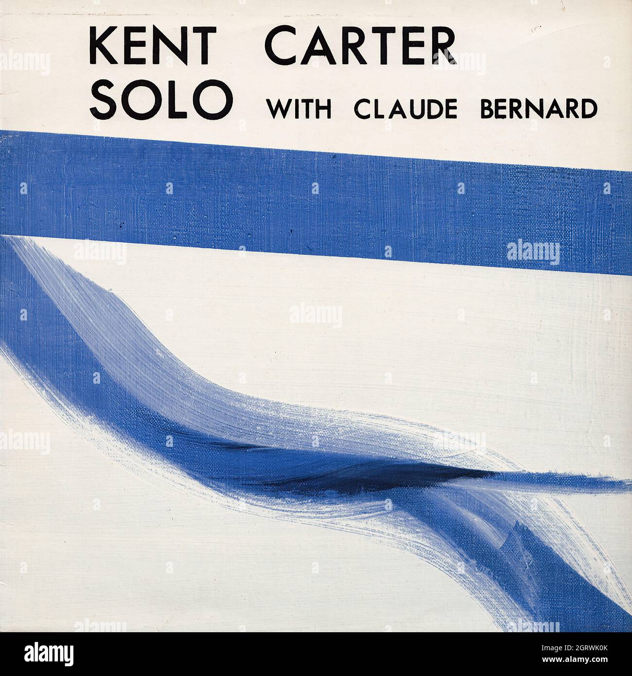 Kent Carter Solo with Claude Bernard - Vintage Vinyl Record Cover Stock ...