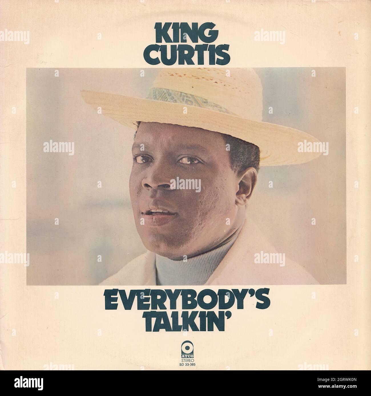 King Curtis - Everybody's talkin' - Vintage Vinyl Record Cover Stock ...