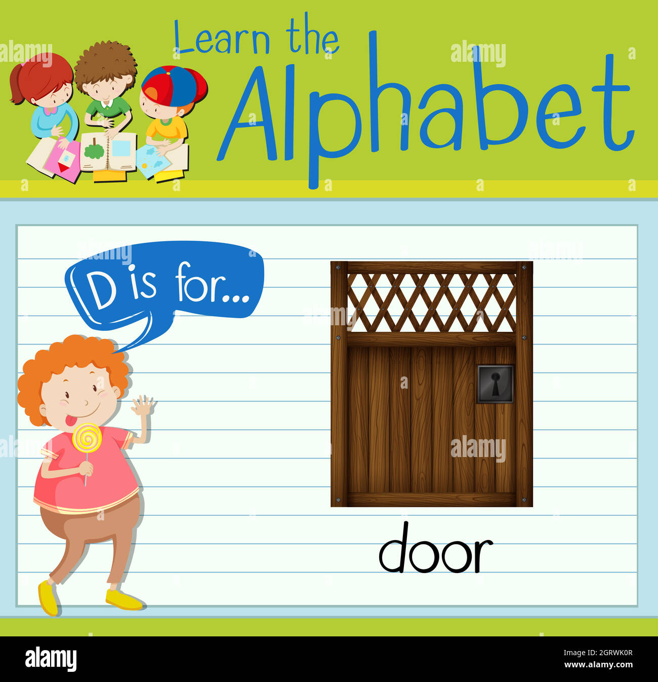 Lock door child Stock Vector Images - Alamy