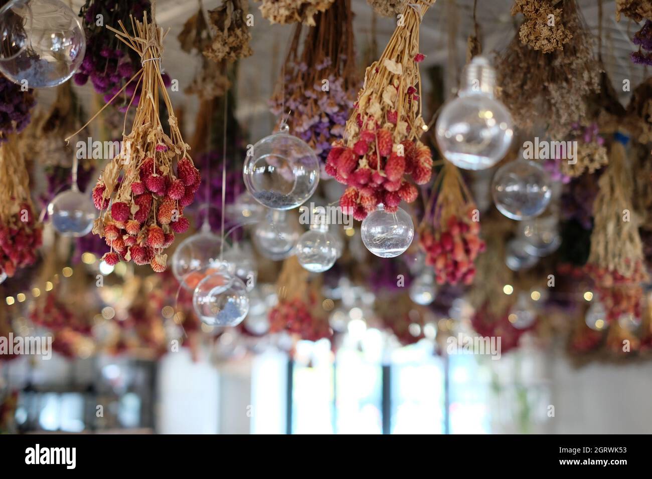 Flower decoration on the ceiling hi-res stock photography and images ...