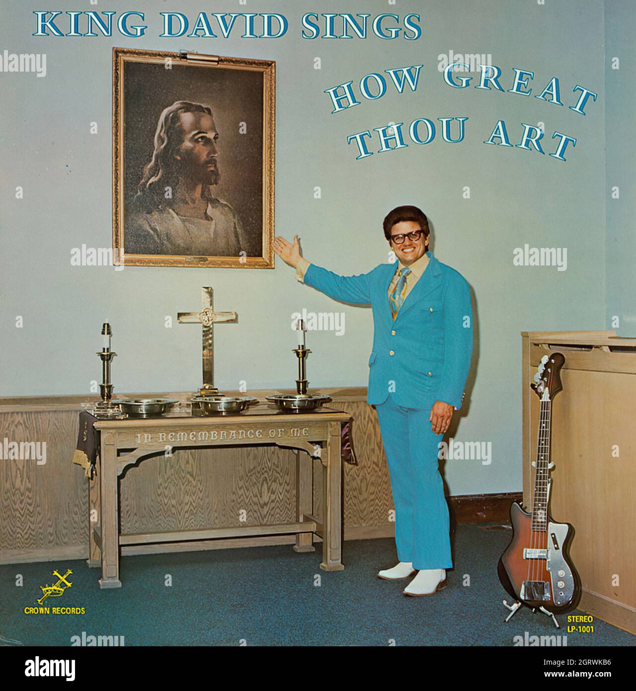 King David - Vintage American Christian Vinyl Album Stock Photo - Alamy