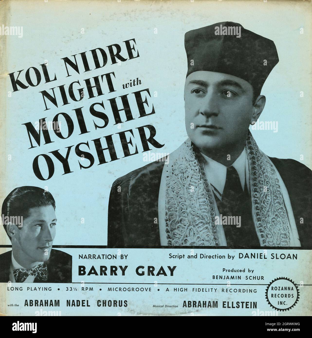 Kol Nidre Night - Vintage Vinyl Album Stock Photo - Alamy