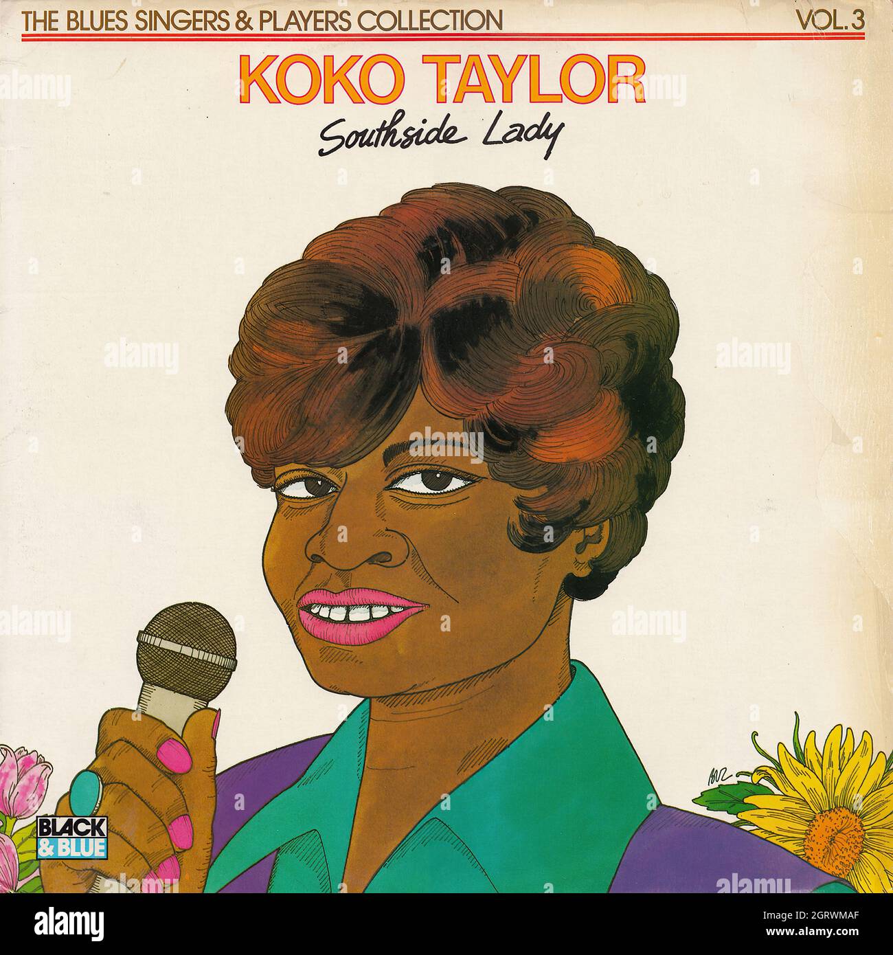 Koko Taylor - Southside lady - Vintage Vinyl Record Cover Stock Photo ...