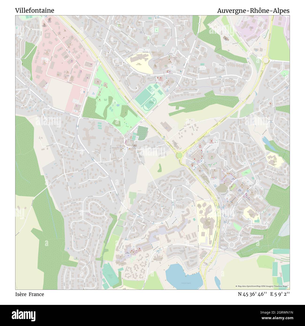 Isere map hi-res stock photography and images - Alamy