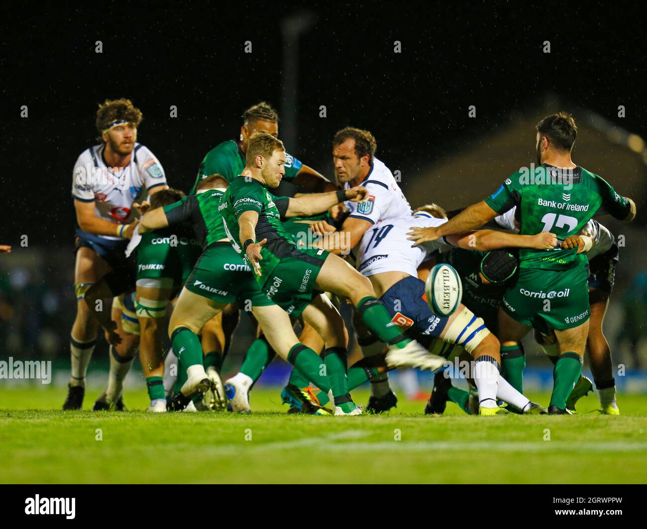 The Sportsground, Galway, Ireland. 1st Oct, 2021. United Rugby ...