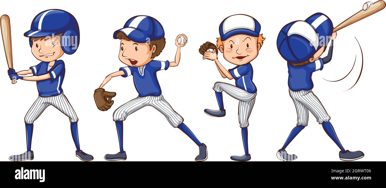 Baseball gloves bat Stock Vector Images - Alamy