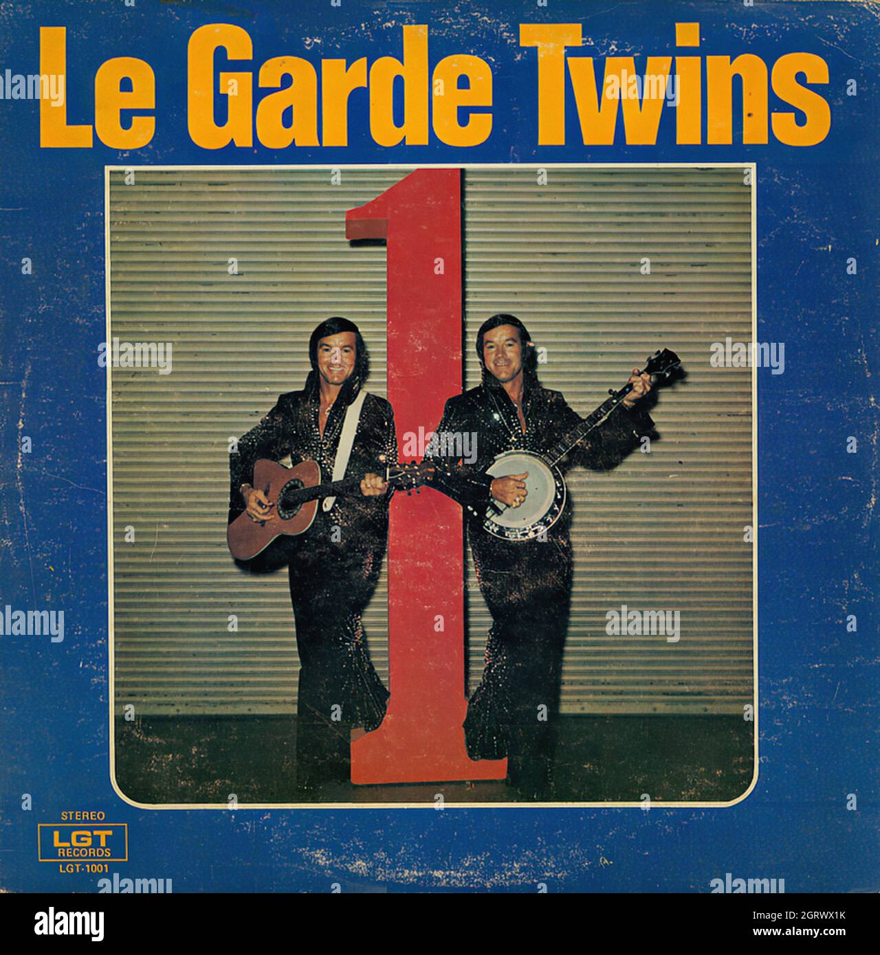 Le Garde Twins - Vintage Vinyl Album Stock Photo - Alamy