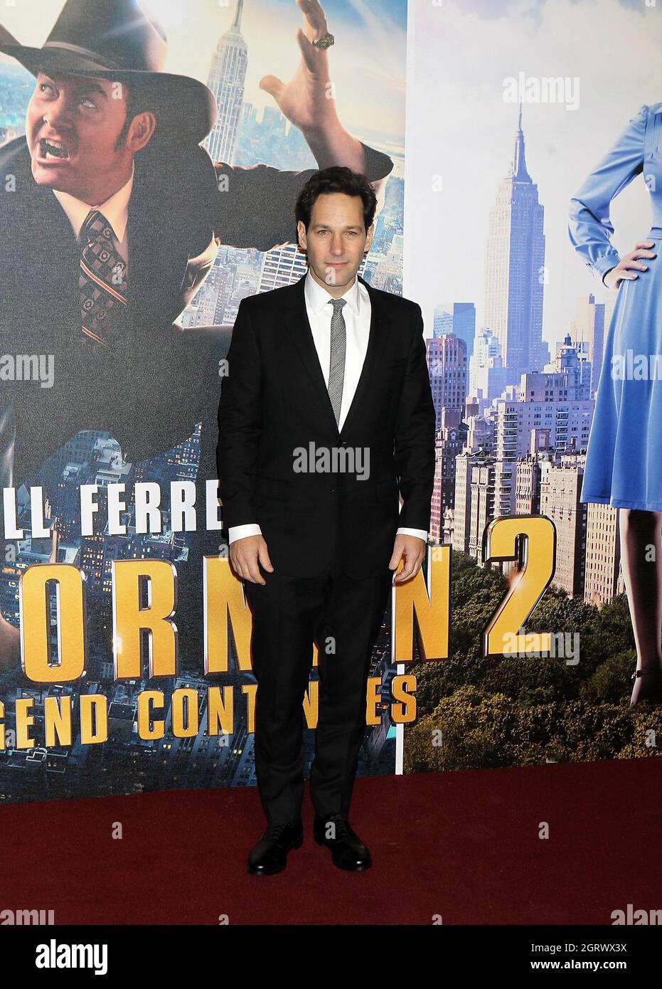 London, UK. Paul Rudd at the UK Premiere of Anchorman 2: The Legend ...