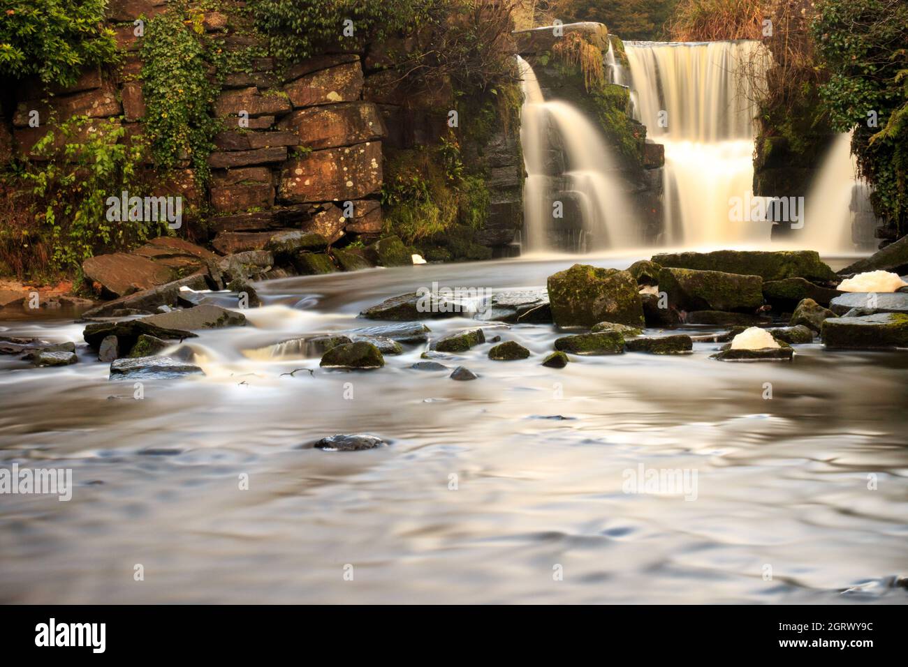 Penllergare Waterfall High Resolution Stock Photography and Images - Alamy
