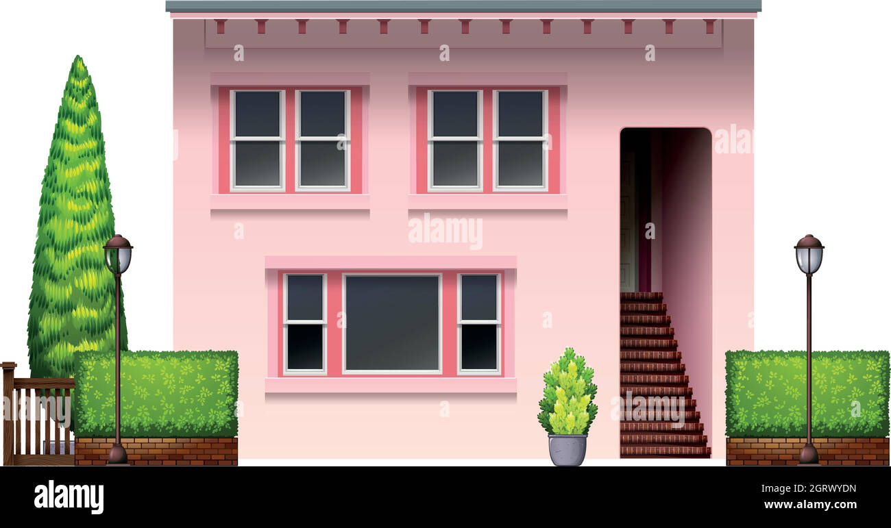A pink office building Stock Vector Image & Art - Alamy
