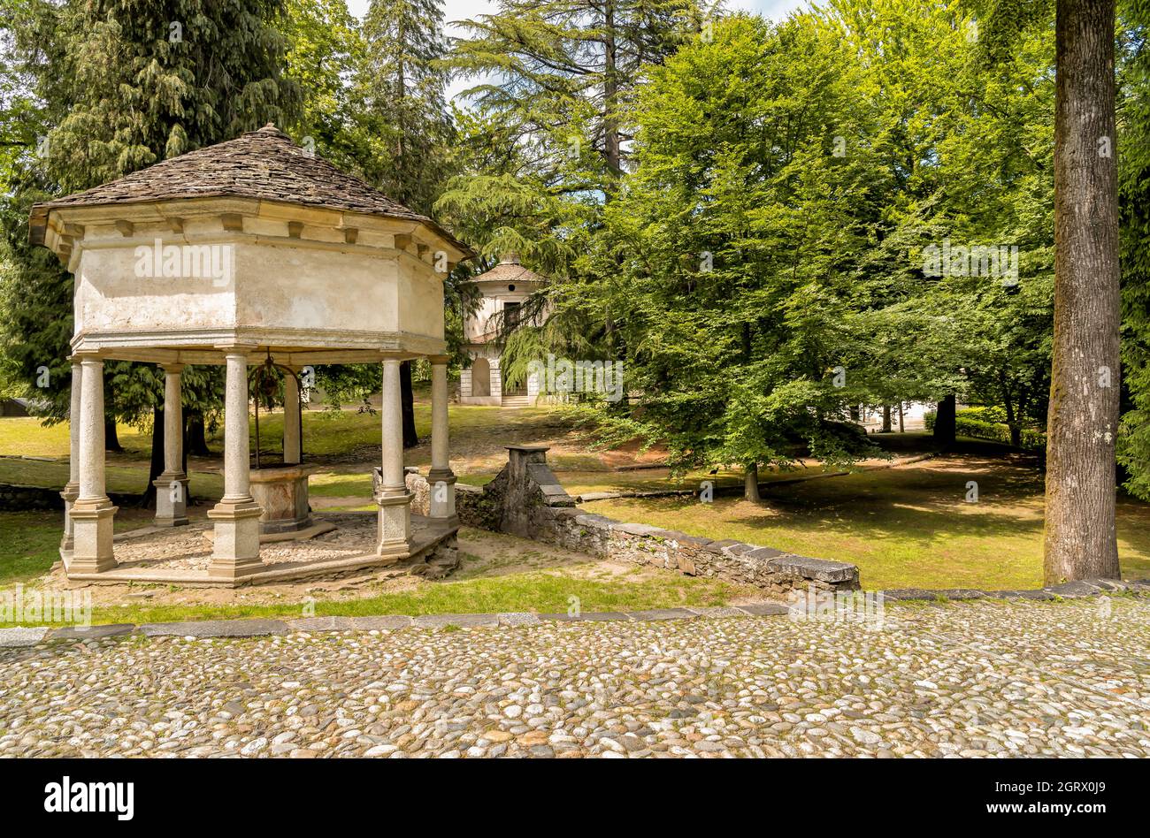 The Park of Sacred Mount of Orta with Chapels, Orta San Giulio, Novara ...