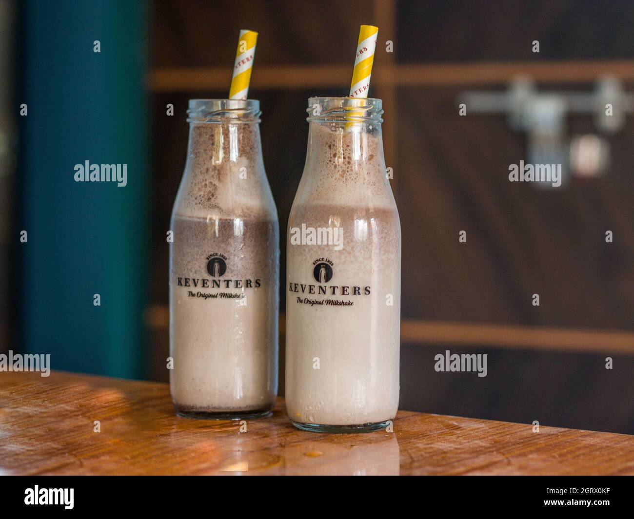 West Bangal, India - September 17, 2021 : Keventers milk shake stock ...