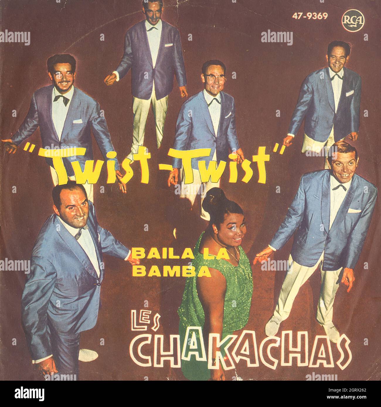 Les Chakachas - Twist-Twist SP - Vintage Vinyl Record Cover Stock Photo ...