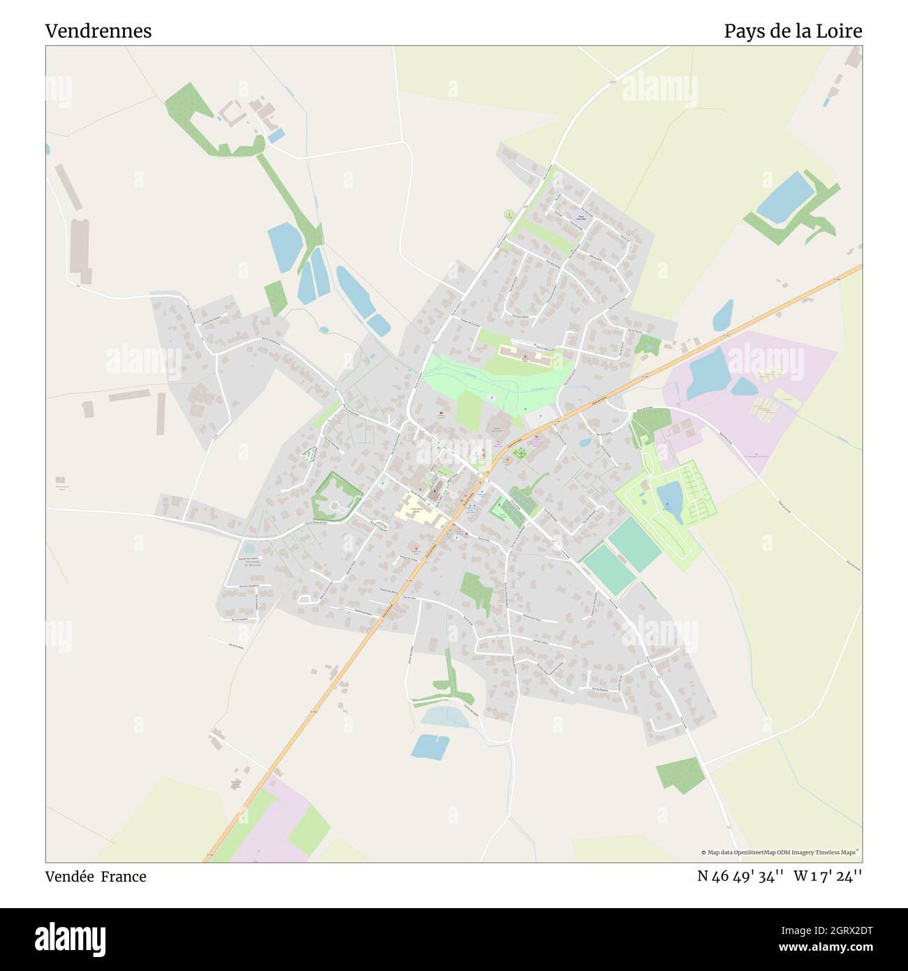 Map of vendee Cut Out Stock Images & Pictures - Alamy