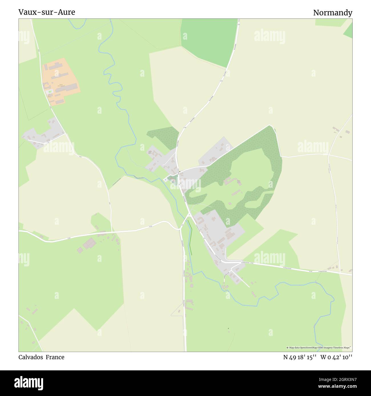 Vaux-sur-Aure, Calvados, France, Normandy, N 49 18' 15'', W 0 42' 10 ...