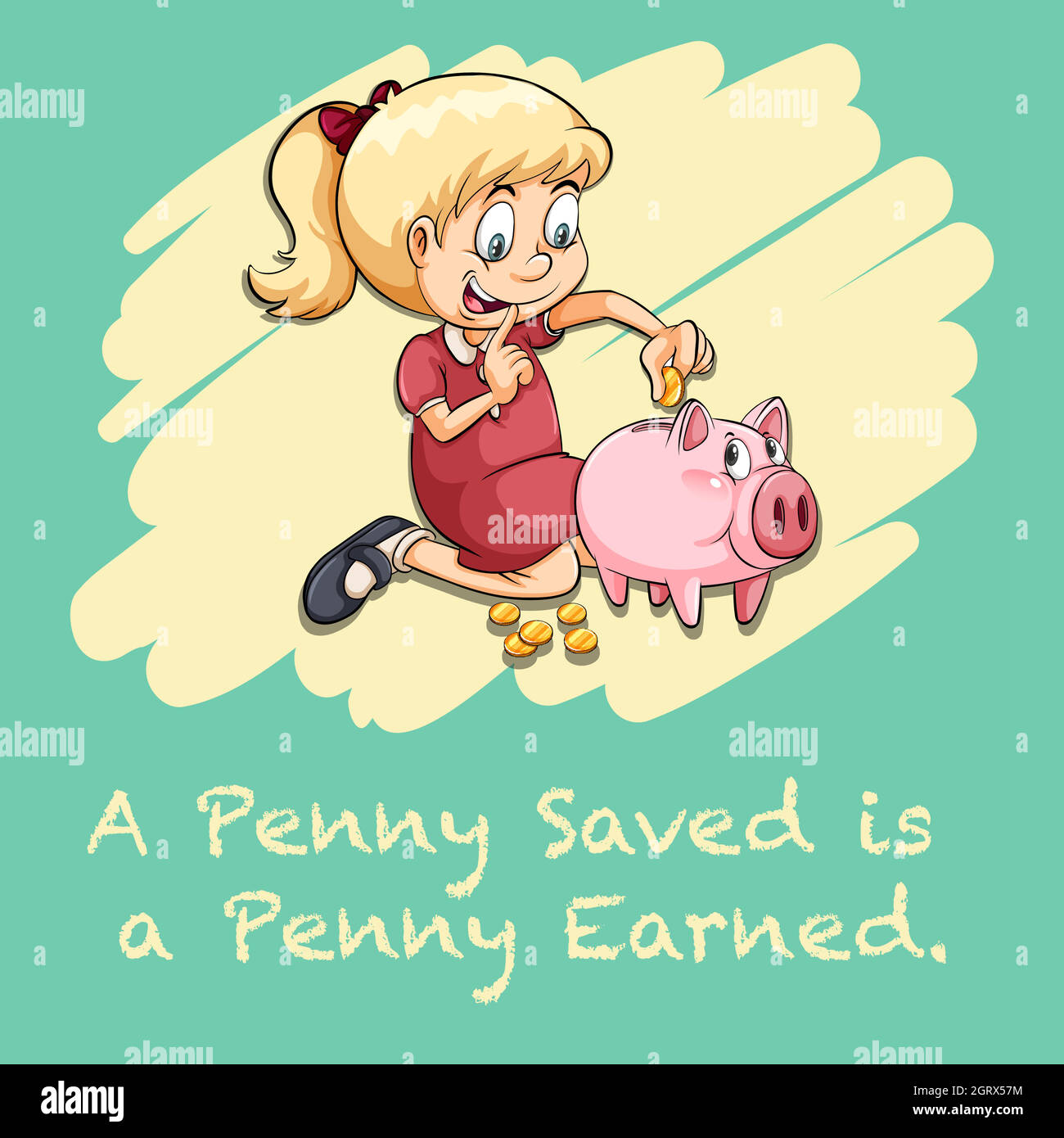 Penny saved is a penny earned Stock Vector Image & Art - Alamy Penny saved is a penny earned Stock Vector Image & Art - Alamy