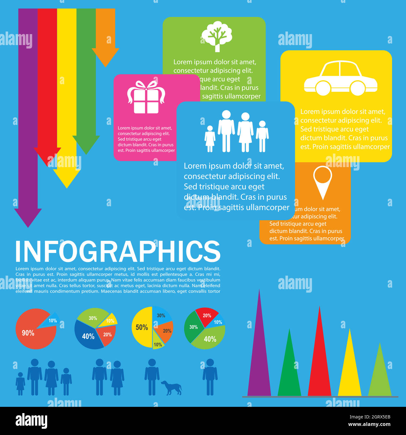 A colourful infochart Stock Vector Image & Art - Alamy