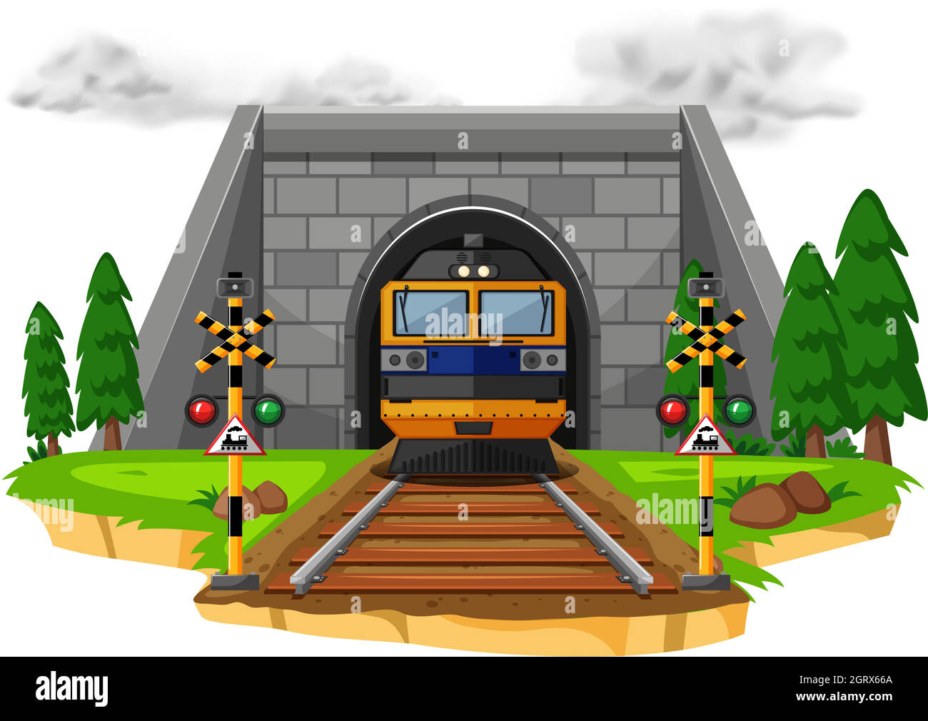 Ride on light railway Cut Out Stock Images & Pictures - Alamy