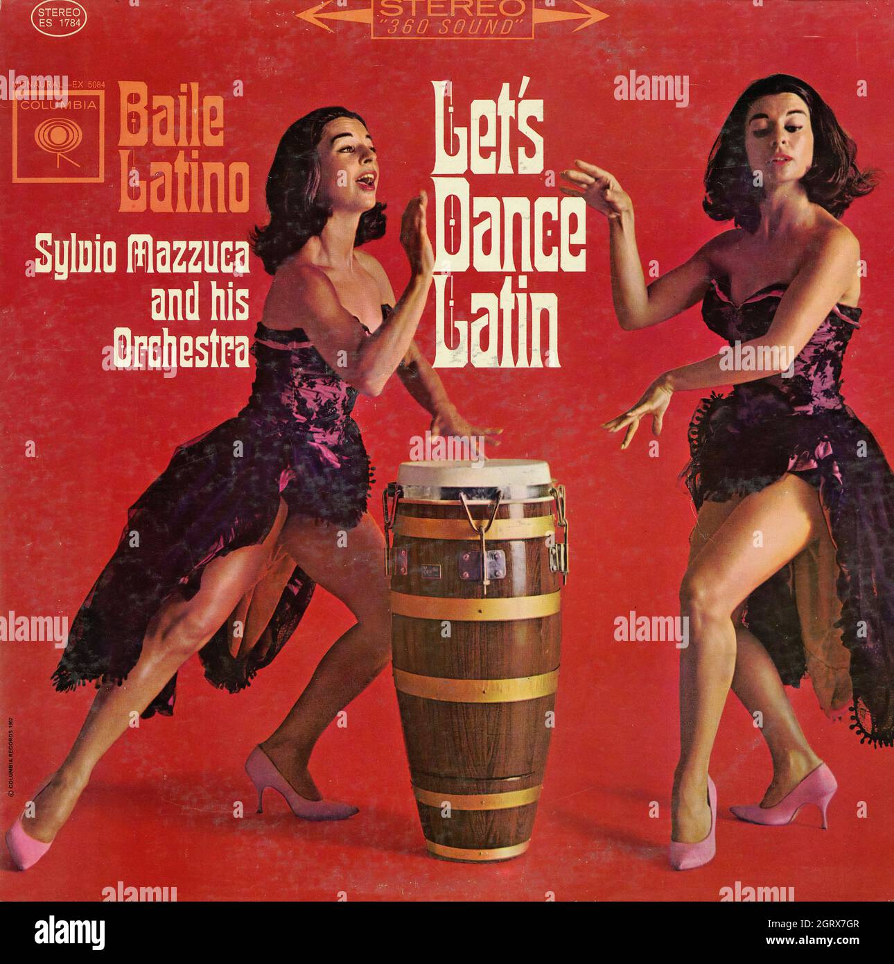 Let's Dance Latin - Vintage Musical Vinyl Album Stock Photo - Alamy