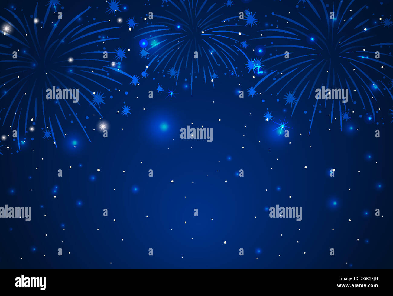 Cartoon fireworks theme picture illustration Stock Vector Images - Alamy