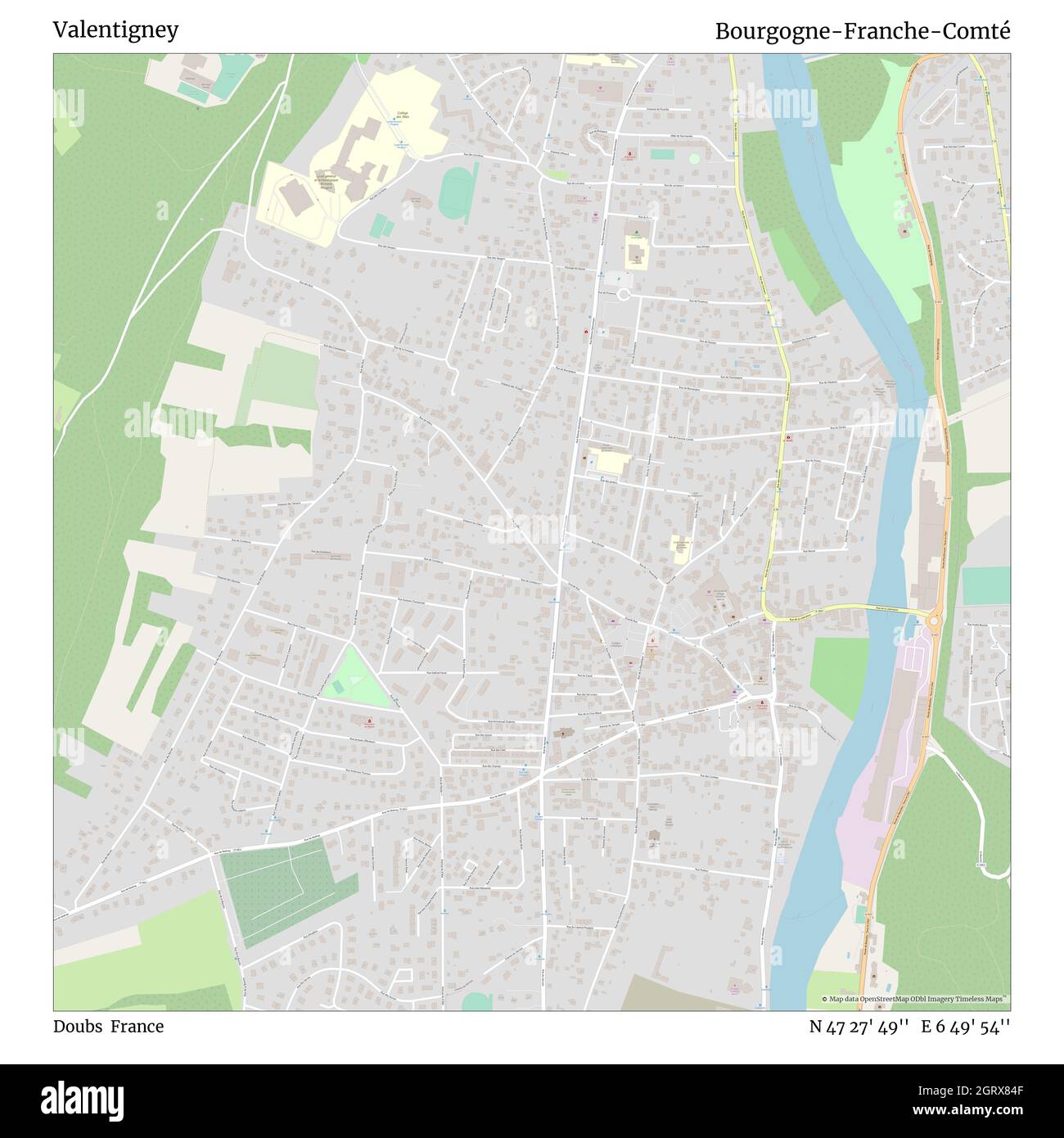 Map of doubs hi-res stock photography and images - Alamy