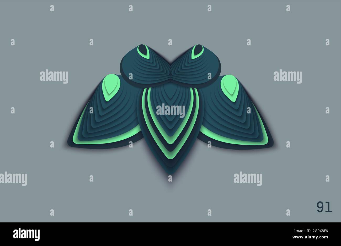 Minimal moth Stock Vector Images - Alamy
