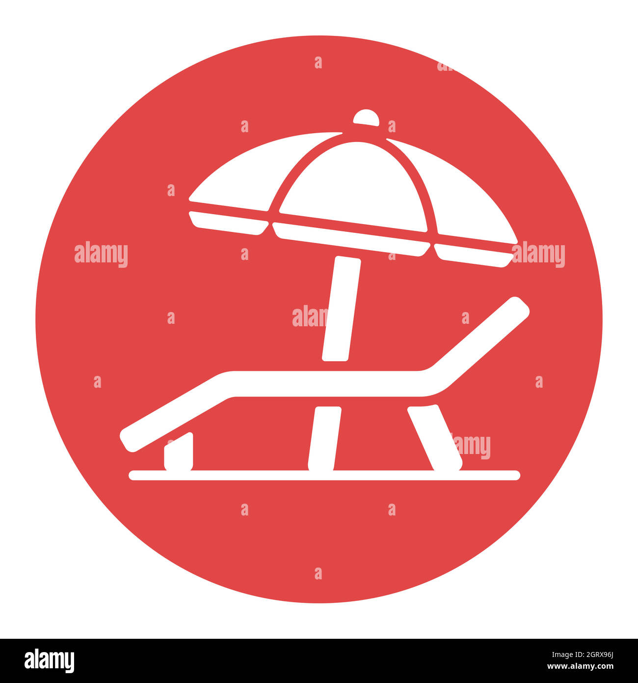 Lounger lounge sunbed Cut Out Stock Images & Pictures - Alamy